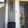 Modern House Numbers Available in Vertical and Horizontal Directions ...