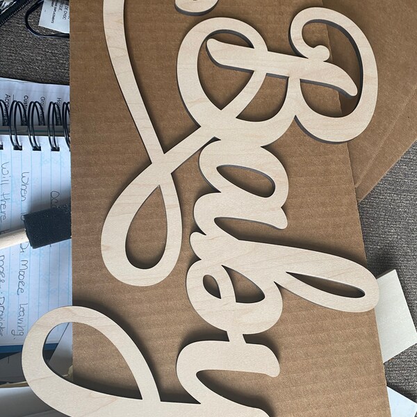 Custom Name Sign, First Name. Personalized Name Sign, Script Font ...