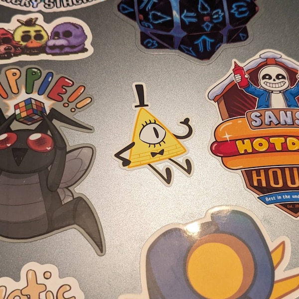 Bill Cipher Sticker Sheet - Etsy