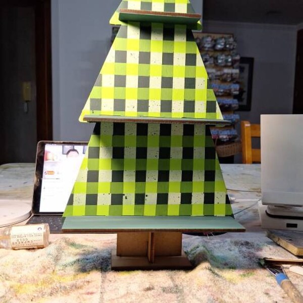 10.5 Tall Tabletop Mini Post Frame Laser Cut Files in SVG and PDF to ...