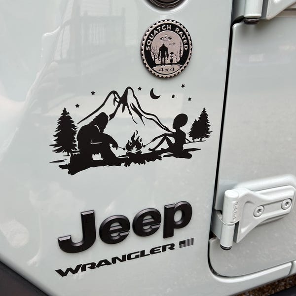 Dogman Vinyl Decal | Cryptid | Car Decal | Window Decal | Laptops ...