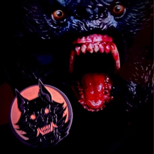 Wraith Glow in the Dark Ghost Horror Pin - Etsy