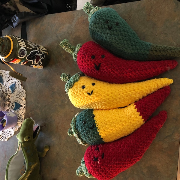 Chili Pepper Crochet Pattern! PATTERN ONLY! PDF Download Amigurumi ...