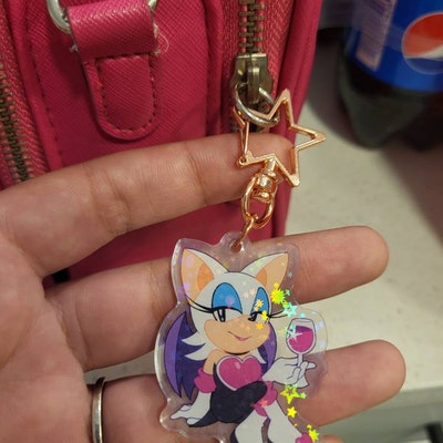 Cute Chibi Sonic Charms Favorite Foods Team Dark Keychains - Etsy