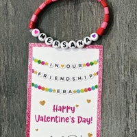 In My Birthday Era Banner Printable, Giant Friendship Bracelet Garland ...