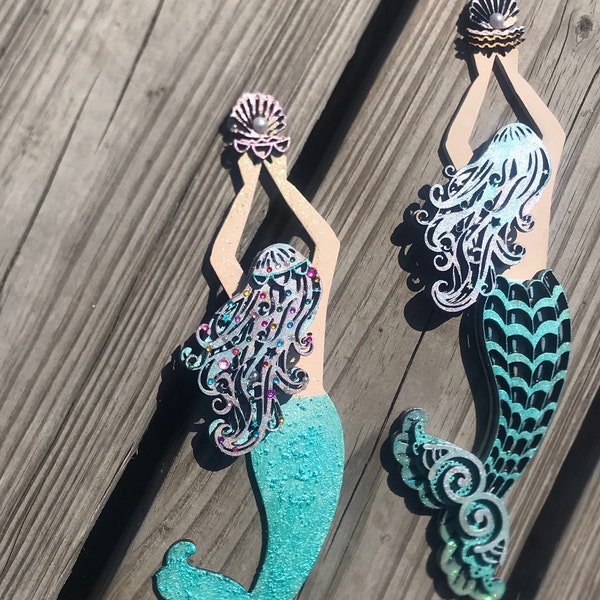 Mermaid 3D Layered Laser Cut File SVG Glowforge Cut File - Etsy