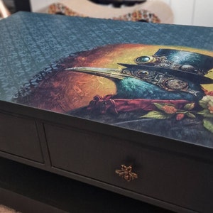 A2 Large Size Decoupage Steampunk Tiger 30gsm Rice Paper for Furniture ...