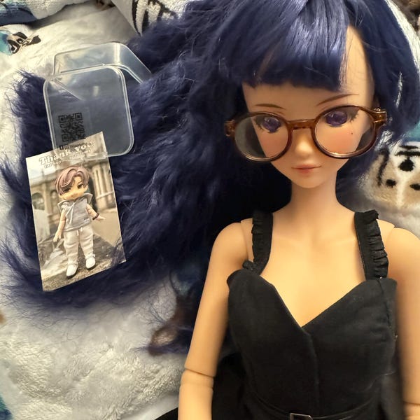 Fatiao New Dollfie SD 1/3 BJD Dolls Wig Size 8-9 Gray & Light Gold - Etsy