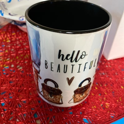 Shopping Coffee Mug Shopaholic Mug Glam Mug Gift for Her Fashion Lovers ...