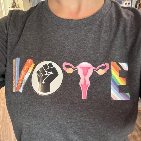 Vote Shirt, Banned Books Shirt, Reproductive Rights Tee, BLM Shirts ...