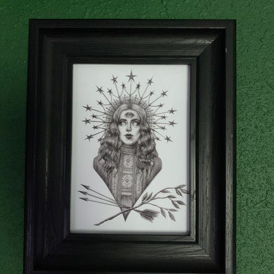 The Oracle Fine Art Print Third Eye Star Crown Halo Victorian Gothic ...