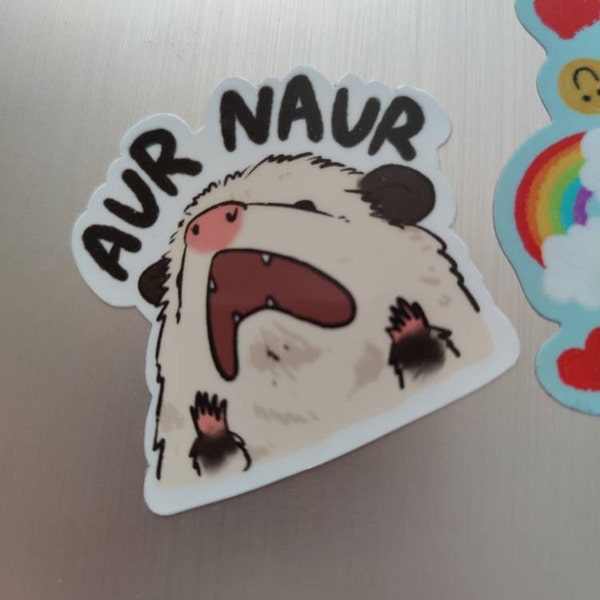 Aur Naur Cute Sticker | Series 1 | Funny Sticker | Possum Hamster ...