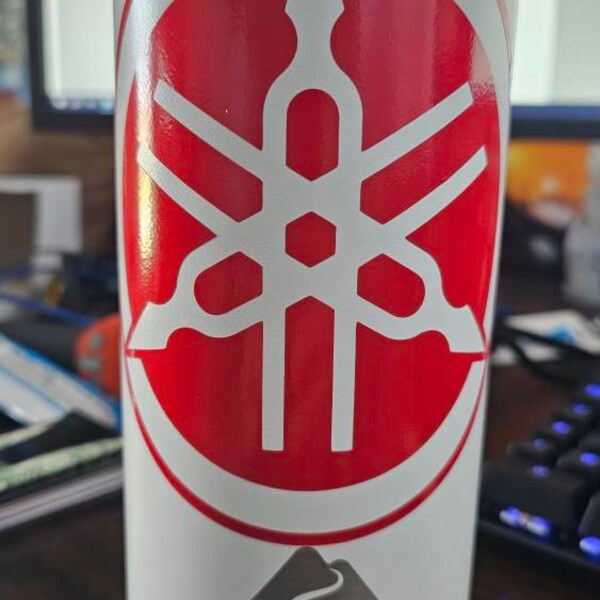 Yamaha Circle Logo Vinyl Decal Car Window Bumper Sticker Select Color ...