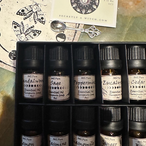 Witchcraft Essential Oils Pure Therapeutic Grade Set of 10 or 6 - Etsy