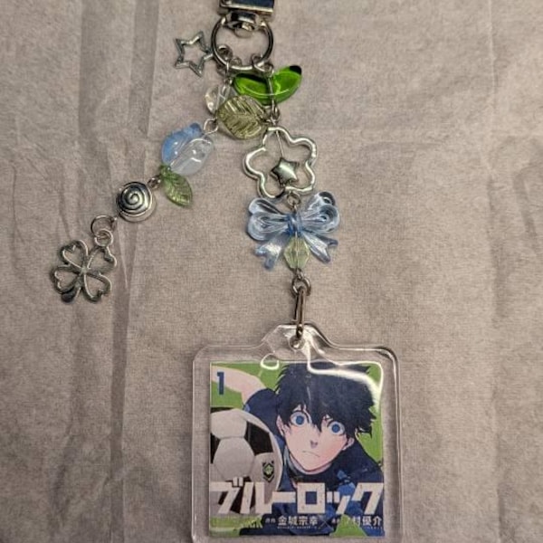 Blue Lock Keychains, Blue Lock Anime, Blue Lock, Blue Lock Bag Charm ...