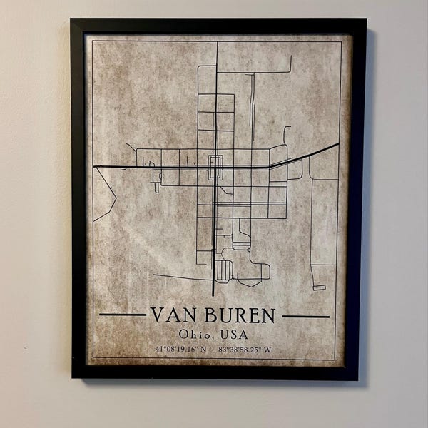 Custom City Maps, Ready to Print Map, Custom Street Maps, City Map Set ...