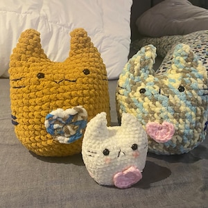Crochet Cat With Heart Pattern Amigurumi Animal PDF - Etsy