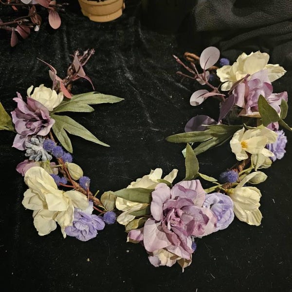 DIY Grapevine Flower Crown Base: Bridal Headpiece Supplies - Etsy
