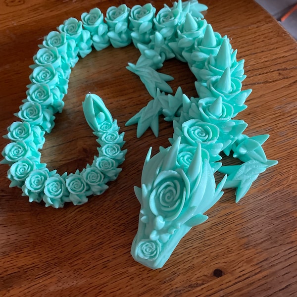 Rose Dragon, Cinderwing3d, STL File for 3D Printing, STL Print Files ...