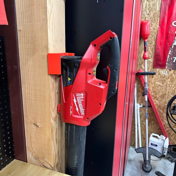 Milwaukee M18 Fuel Leaf Blower Wall Mount, Holder, Garage Storage ...