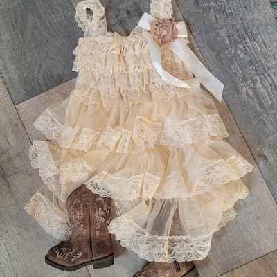Rustic Flower Girl Dress Flower Girl Dresses Dress Includes Shades of ...
