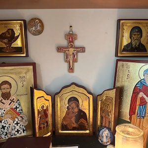 Brass Standing Crucifix Orthodox Cross Solid Table Cross - Etsy