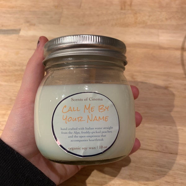Call Me by Your Name Candle︱essential Oil Infused | Organic Soy Scented ...