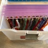 12 LARGE HOLE Hanging File Thread Organizer for DMC Embroidery and ...