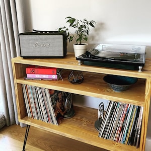 Hi-fi and Vinyl Storage Unit | Etsy UK