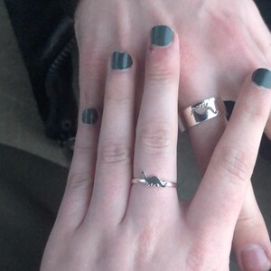 Dinosaur Promise Ring for Couples Brachiosaurus Jewelry | Etsy UK