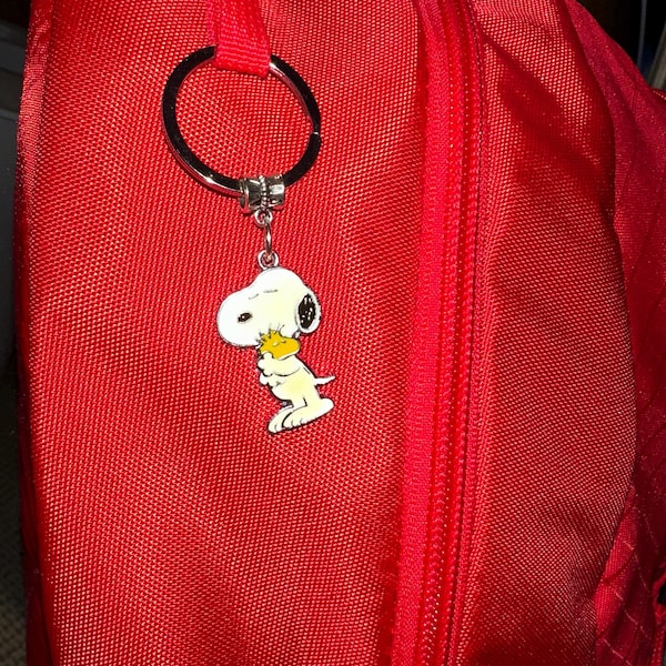 Unique Yellow Bird - WOODSTOCK Looking Bird Keychain Jewelry - Star ...