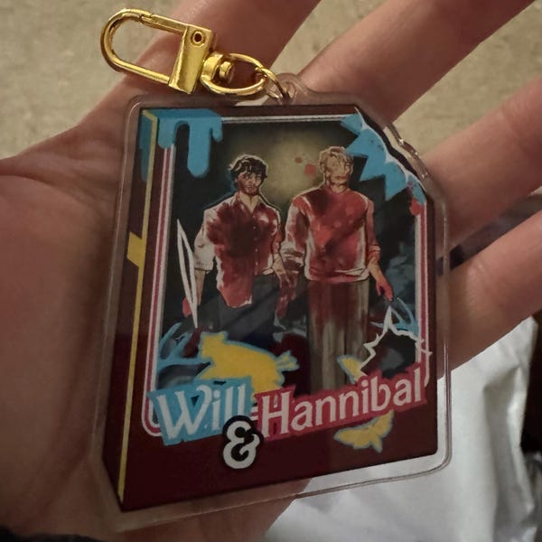 Hannibal Ripple Texture Keychains - Etsy