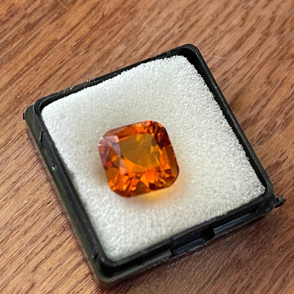 57.93ct Massive Fluorite Triangle Cut Gemstone - Etsy