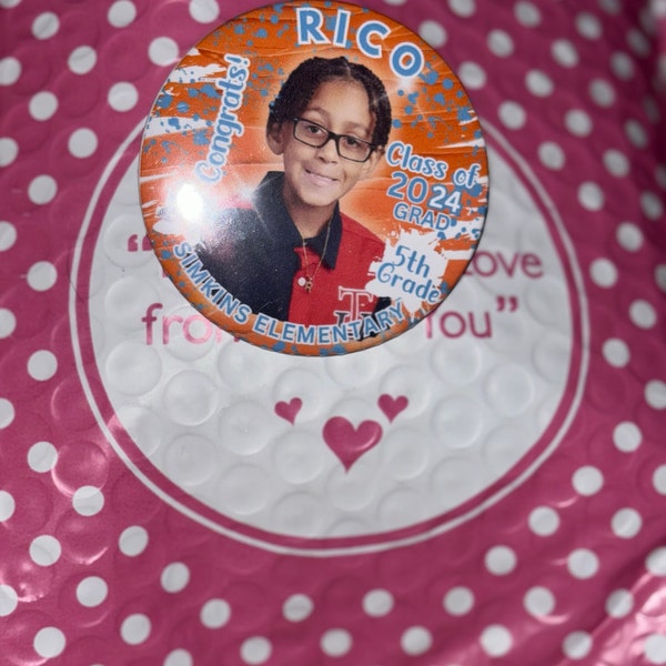 Custom Grad Buttons 2024 Graduation Class of 2024 Congratulation Family ...