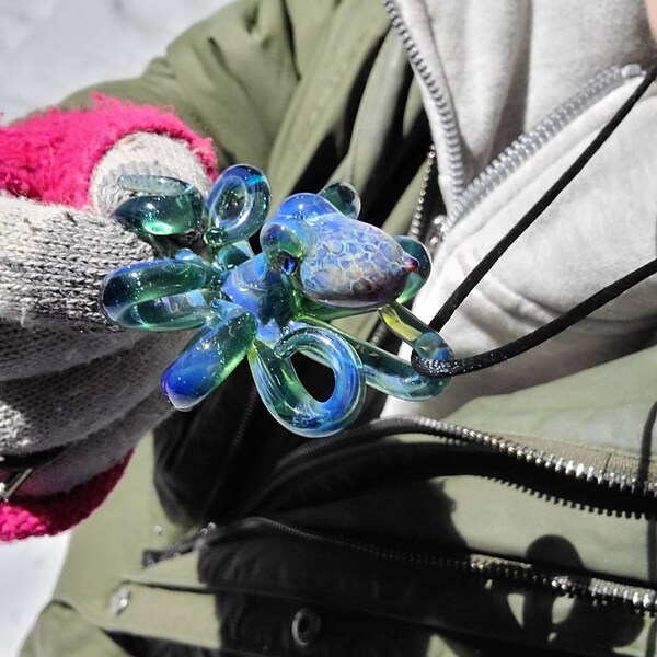 Blown Glass Lotus Flower Sculpture - Handmade Japanese Inspired Art for ...