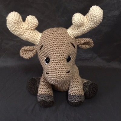 Moose Crochet Pattern Crochet Moose Moose Tutorial - Etsy