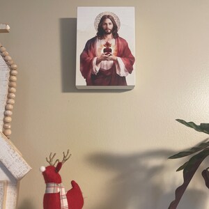 St. Joseph and Baby Jesus Canvas Prints, Saint Art, St. Joseph Canvas ...