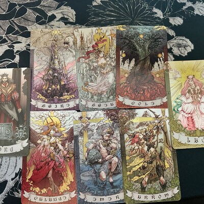 FFXIV Astrologian Cards Set, AST FF14 Final Fantasy 14 Lord and Lady ...