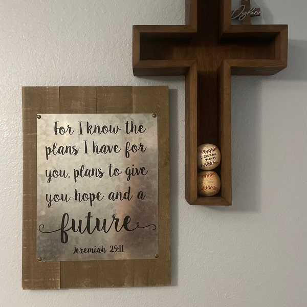 Cross Baseball Display Case - Etsy