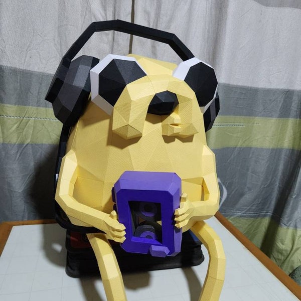 Face Mask Anonymous Papercraft With PDF Templates to Build by Hand ...