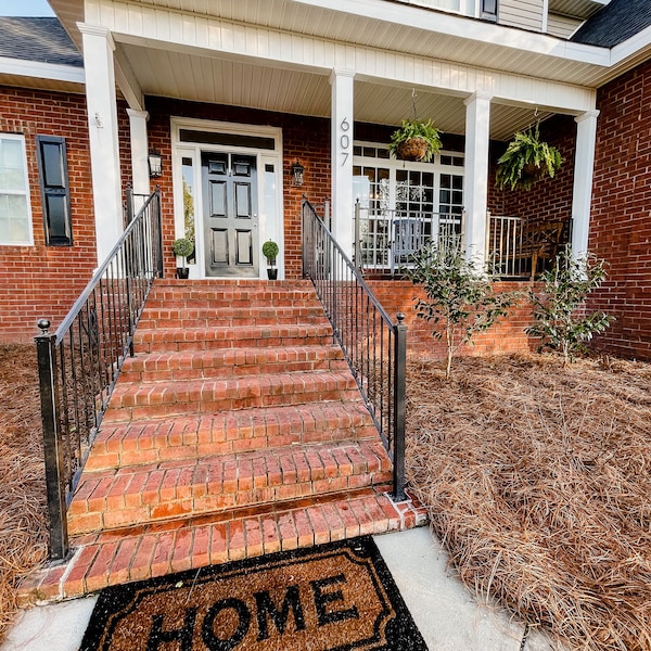 6'' Modern House Numbers, Address Number, Door Number, Avalon Font - Etsy