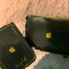 New MacBook M1, M2 Air, M1 Max MacBook Pro Black Leather Satin Gold ...