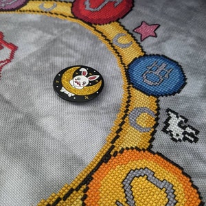 Luna and Apollo Cross Stitch Pattern Yin Yang Cross Stitch Cats Cross ...