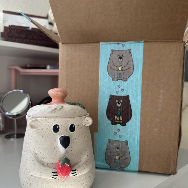 Preorder - Elephant Jar / Elephant Ceramic Jar / Elephant Bowl With Lid ...