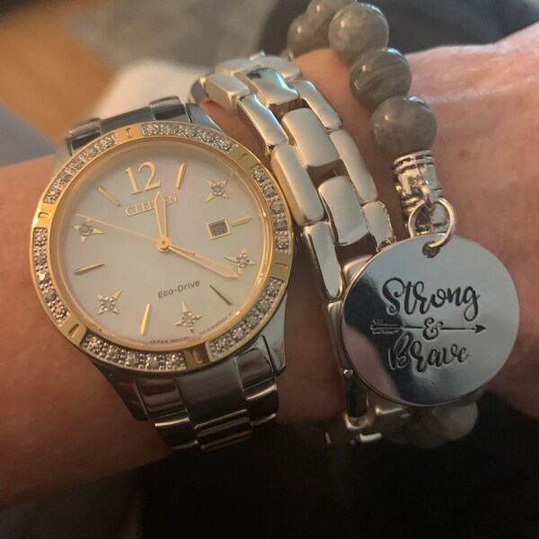 Be Afraid Do It Anyway, Courage, Inspirational Bracelet, Inspirational ...