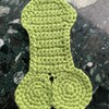 Penis Coaster Crochet, Crochet Willy Pattern, No Sew Crochet, Crochet ...
