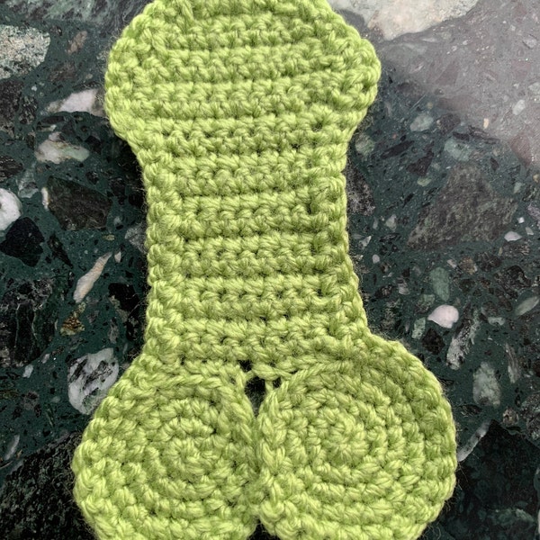 Penis Coaster Crochet, Crochet Willy Pattern, No Sew Crochet, Crochet ...