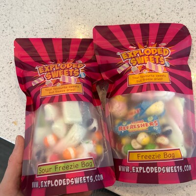 Refreshing Choos Strawberry Exploded Sweets Freeze Dried Candy UK - Etsy UK