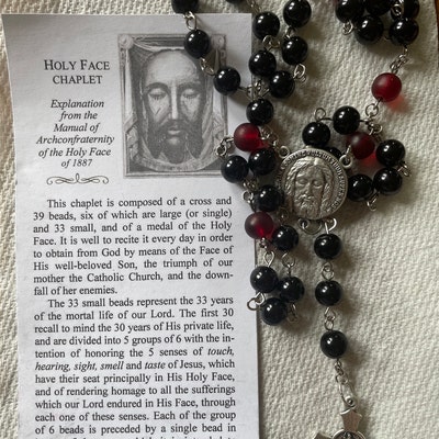 HOLY FACE of JESUS Set of 3 Laminated Bookmarks and 3 Note - Etsy