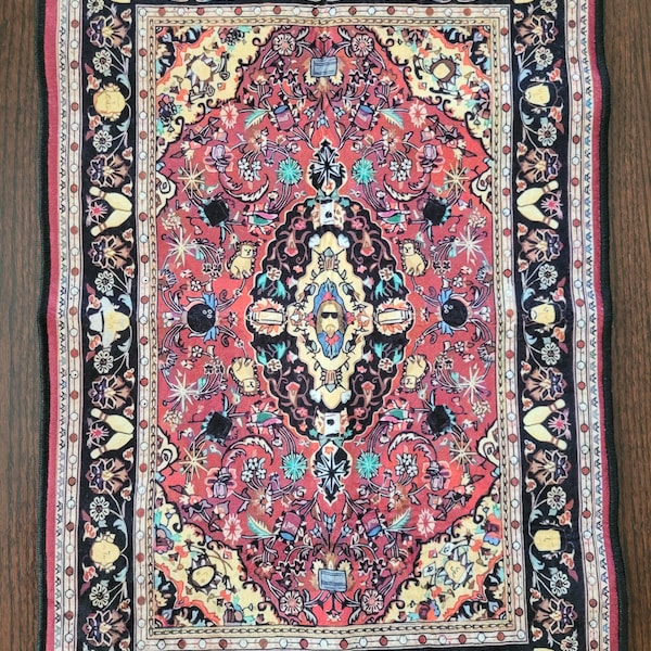 Dude Rug, Big Lebowski Rug, Big Brother Rug, Mid Century Rug ...